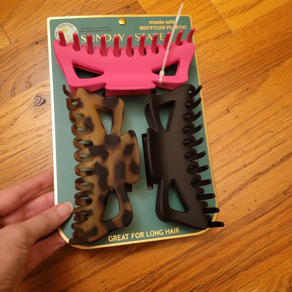 Sunday State | Accessories | New Sunday State Hair Clips Made With ...